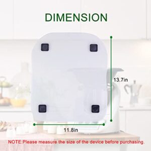 Diteje Kitchen Appliance Sliding Tray,Appliances Slider Transparent Moving Under Cabinet Countertop Tray Compatible with Ninja Grill,KitchenAid Stand Mixer,TM5/TM6,Keurig Coffee Maker,Instant Pot