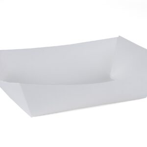 Southern Champion Tray 0556 #300 Paperboard Food Tray, 3 lb Capacity, White (Pack of 500)