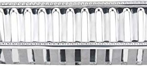 Wilton Armetale Flutes and Pearls Bread Serving Basket, 15-Inch-by-7.25-Inch Silver 15" x 7.25"