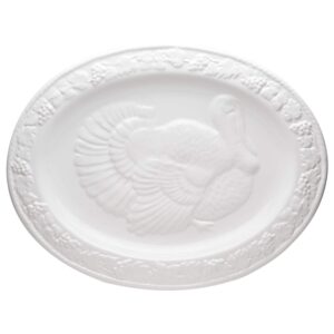 red vanilla classic vanilla turkey platter 18.5", 1, white