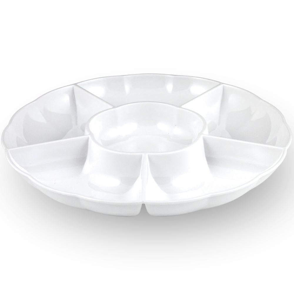 Maryland Plastic Sectional Tray - 12' | White | 1 Pc.