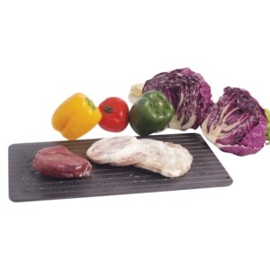 qchef dftblack quick & ez defrosting tray