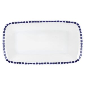 kate spade new york charlotte street hors d'oeuvres tray, 2.15 lb, blue