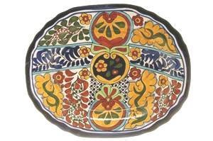 talavera oval platter - 11.25" x 13.75"