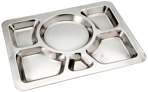 Winco 6-Compartment Mess Tray, Style A