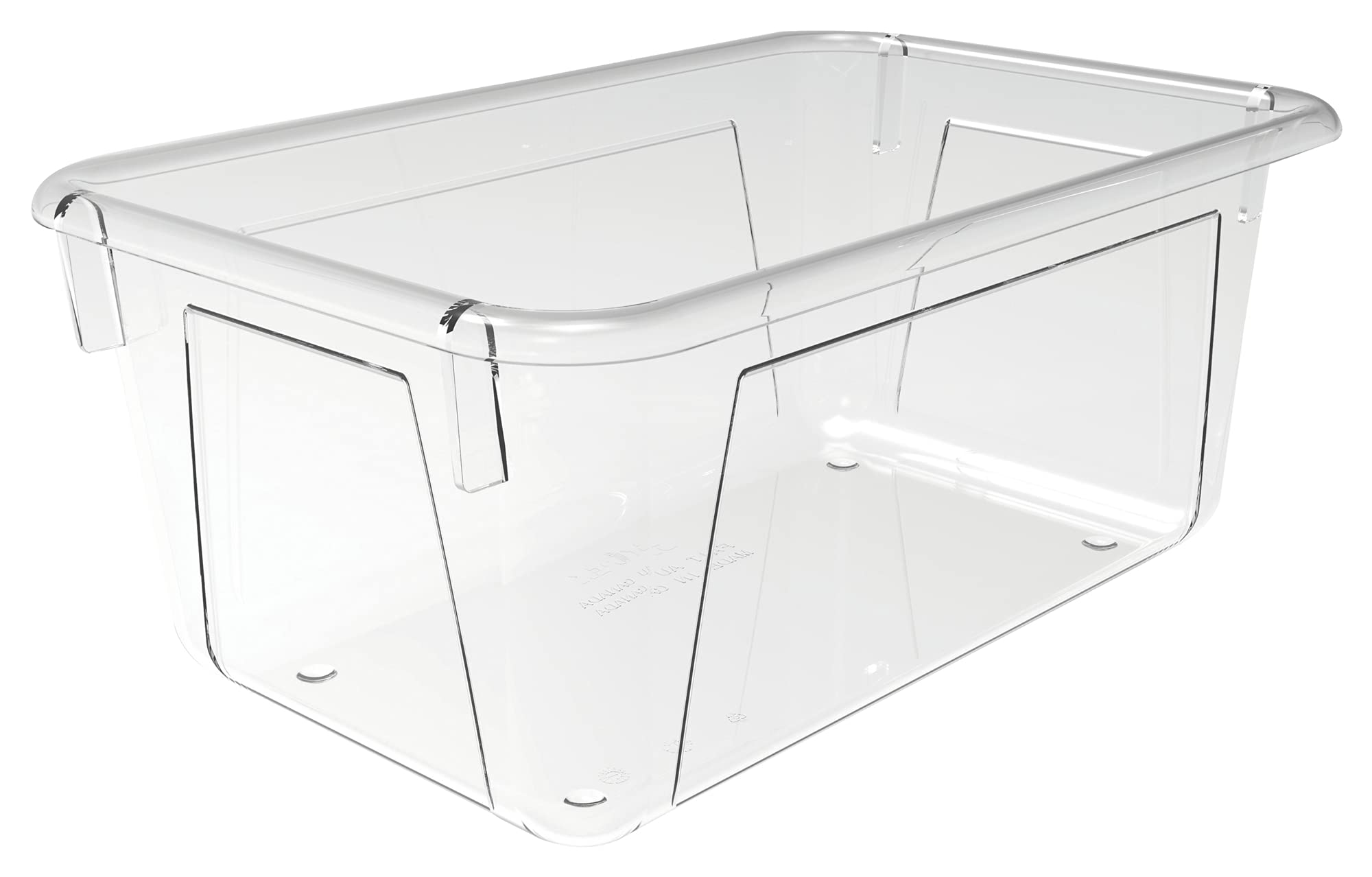 Childcraft Storage Tray - 12 1/4 x 7 7/8 x 5 1/4 - Clear - Lid Not Included