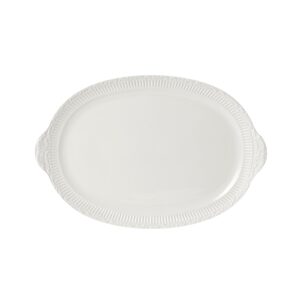 Mikasa Italian Countryside Handled Oval Serving Platter, 19.5-Inch