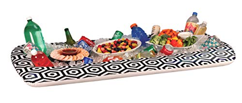 Inflatable Buffet Cooler Tray for Parties – Food and Drink Ice Cooler Extra Large 52” x 28” Inch Server Pool Party Floating Picnic BBQ Indoor and Outdoor