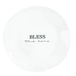 bless this home 10.25 x 10.25 melamine decorative serving platter