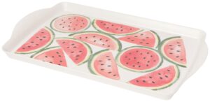 now designs melamine and plant fiber planta platter, watermelon large