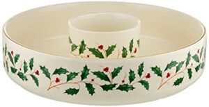 lenox 869999 holiday chip & dip set