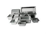 stainless steel 1/3 size anti-jamming steam table pan - 6" (22 gauge)