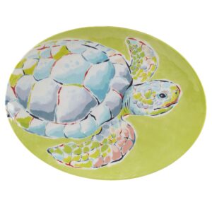 Certified International Deep Sea 2 pc Melamine Platter Serving Set, Multicolor