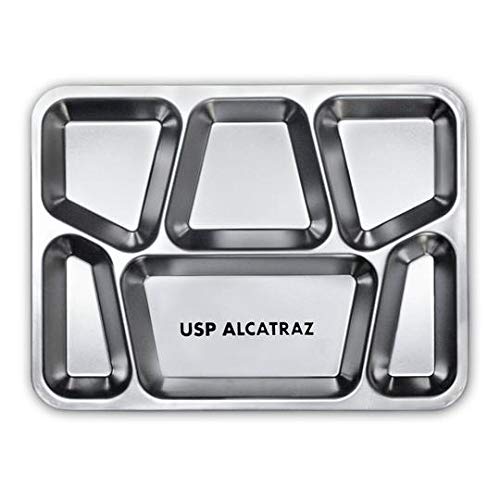 VERSAINSECT ate Divided Food Tray Stainless Steel