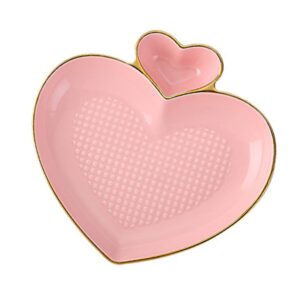 sashimi plates heart shaped ceramic dinner plate tableware plate dessert salad plate breakfast serving tray porcelain serving platters sushi serving boat