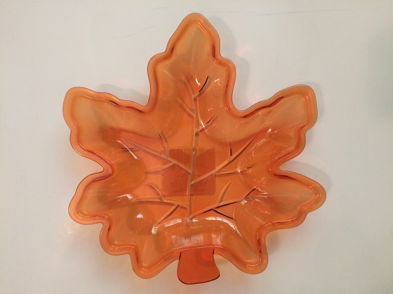 Autumn Fall Leaves Plastic Serving Trays, 3-pc Set