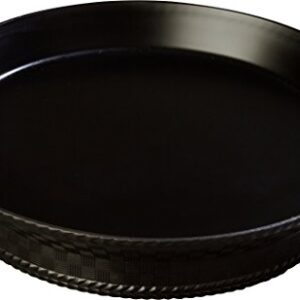 Carlisle FoodService Products 652703 WeaveWear Round Serving Basket, 10", Black (Pack of 12)