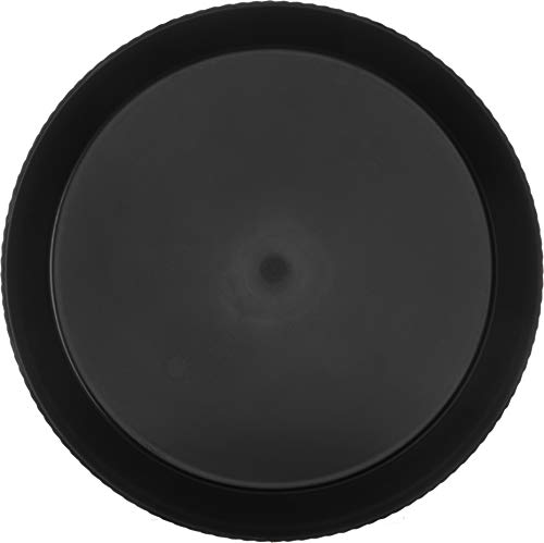 Carlisle FoodService Products 652703 WeaveWear Round Serving Basket, 10", Black (Pack of 12)