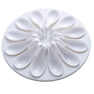 yarnow deviled egg tray melamine platter serving dish 12-hole porcelain foie gras roe spoon meatballs and shrimp platter tableware for home restaurant