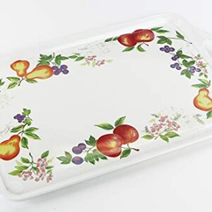 Reston Lloyd Melamine Serving/Ottoman, Rectangular Tray, Chutney