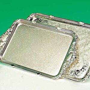 Tray Silver Plated with Tarnish Resistant Quoting 48-cm X 28-cm Made in England