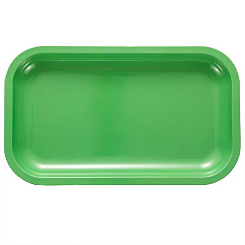 NERANENA Metal Tray 10.6" x 6.3" (Green - Medium Size)