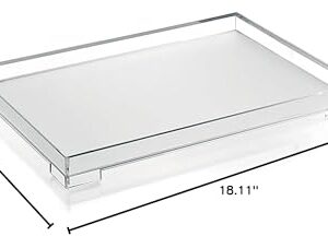 Guzzini - Icons, Essence L Tray - Transparent, 46x32xh5 cm - 19780000