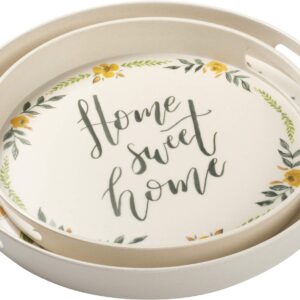 Primitives by Kathy 104022 Melamine Serving Tray, Set of 2, Bee Home