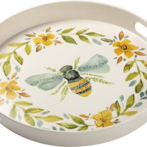 Primitives by Kathy 104022 Melamine Serving Tray, Set of 2, Bee Home