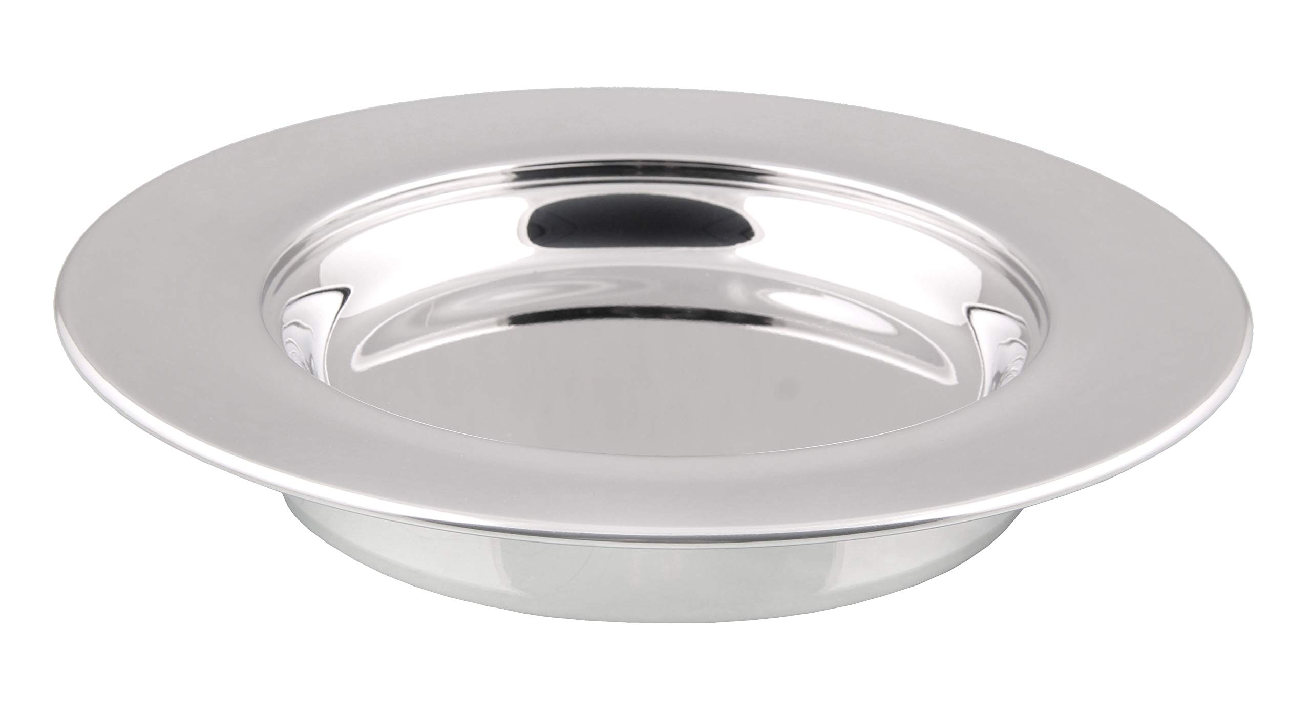 Mayur Exports Communion Ware Holy Wine Serving Tray with A Lid & A Stacking Bread Plate with A Lid + 40 Cups - Stainless Steel (Mirror/Silver)