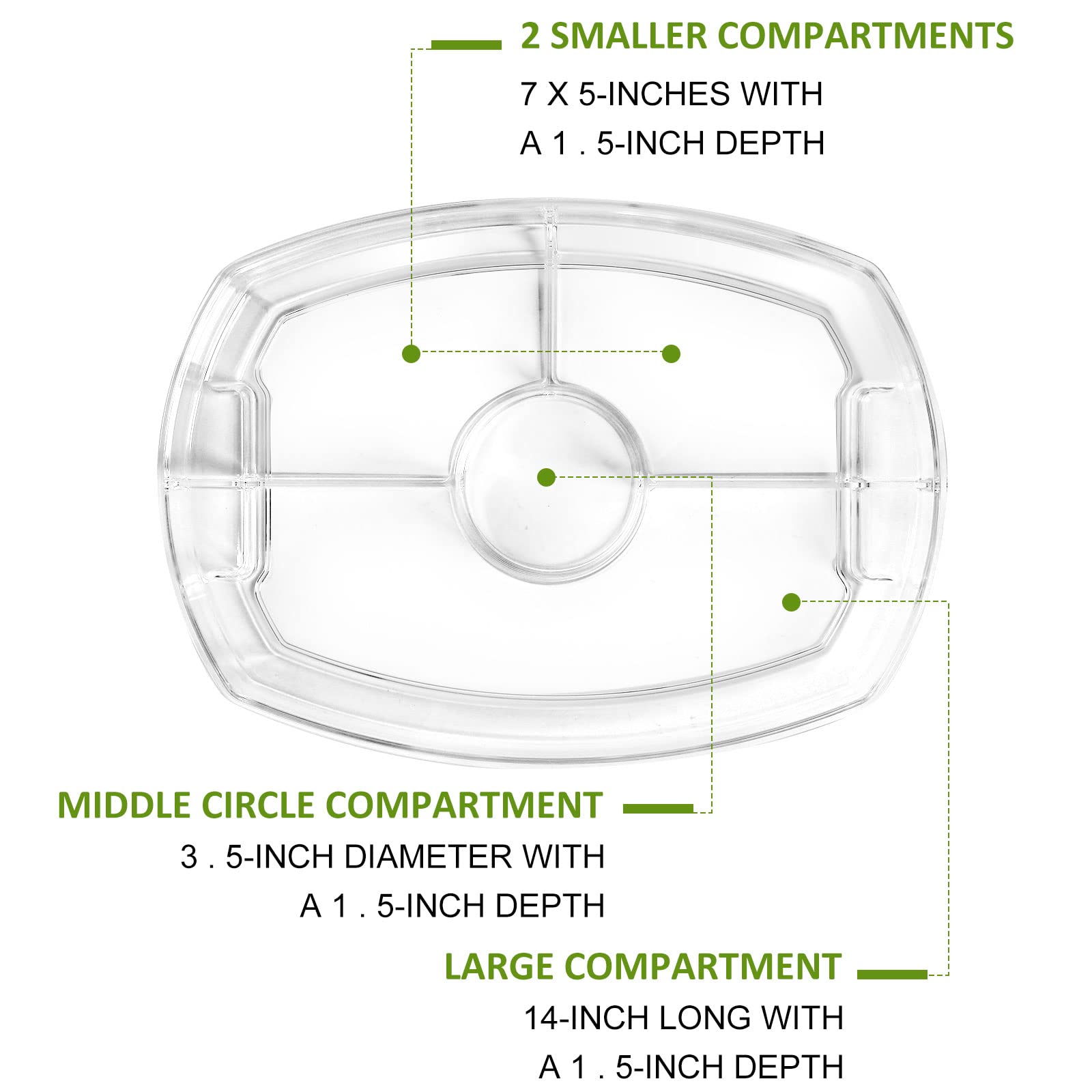 Condiment Server & Ice Serving Tray