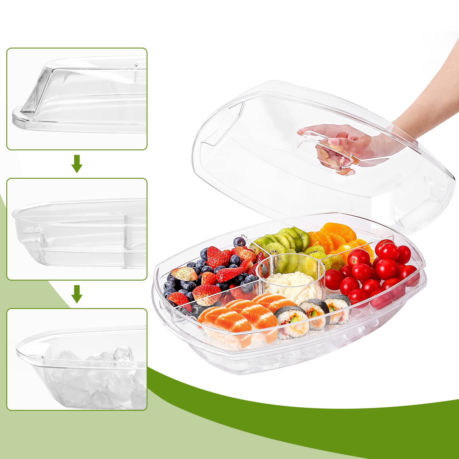 Condiment Server & Ice Serving Tray