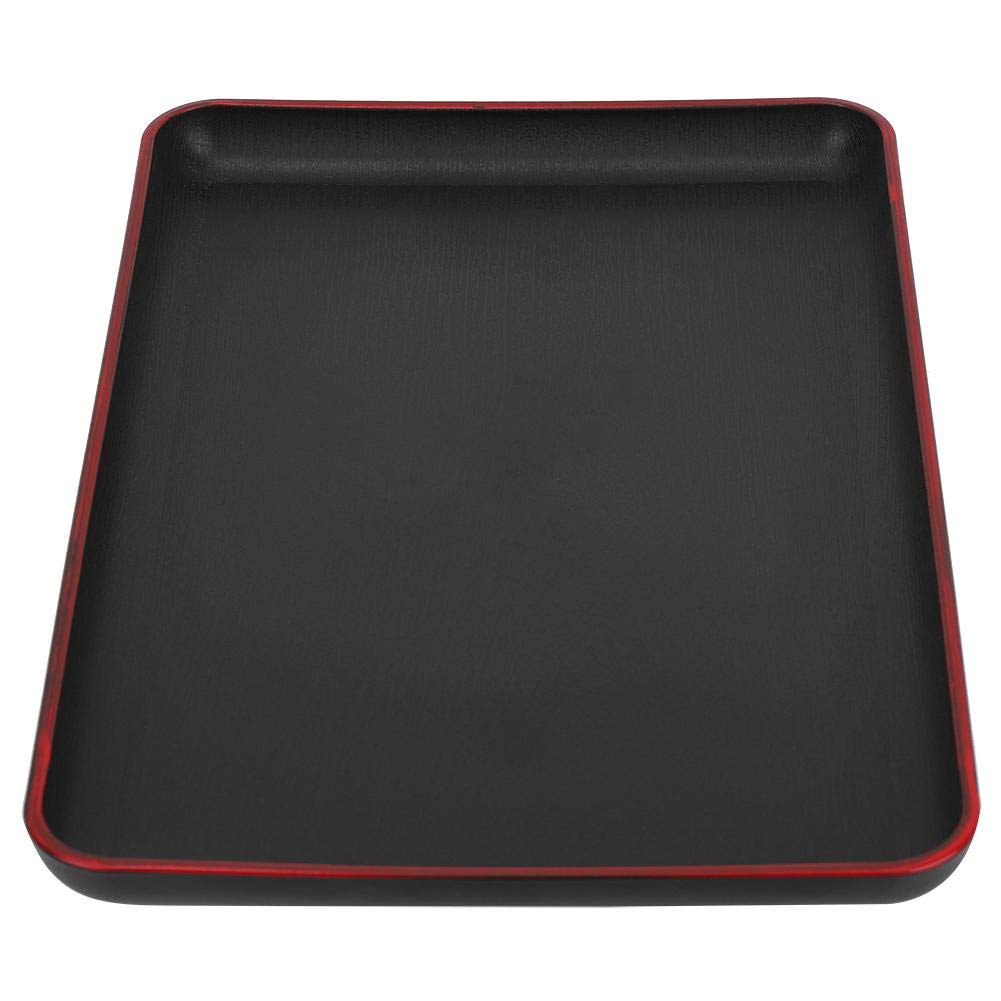 Serving Tray Rectangular Plastic Tray Japanese Style Food Serving Tray for Restaurant Home Hotel(30 x 20cm)