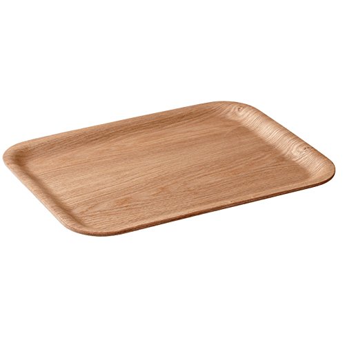 KINTO 45137 Non-Slip Tray, 12.6 x 9.4 inches (320 x 240 mm), Willow Wooden Tray