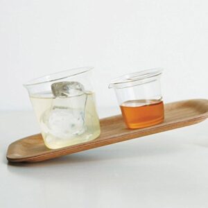 KINTO 45137 Non-Slip Tray, 12.6 x 9.4 inches (320 x 240 mm), Willow Wooden Tray