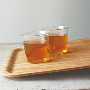 KINTO 45137 Non-Slip Tray, 12.6 x 9.4 inches (320 x 240 mm), Willow Wooden Tray