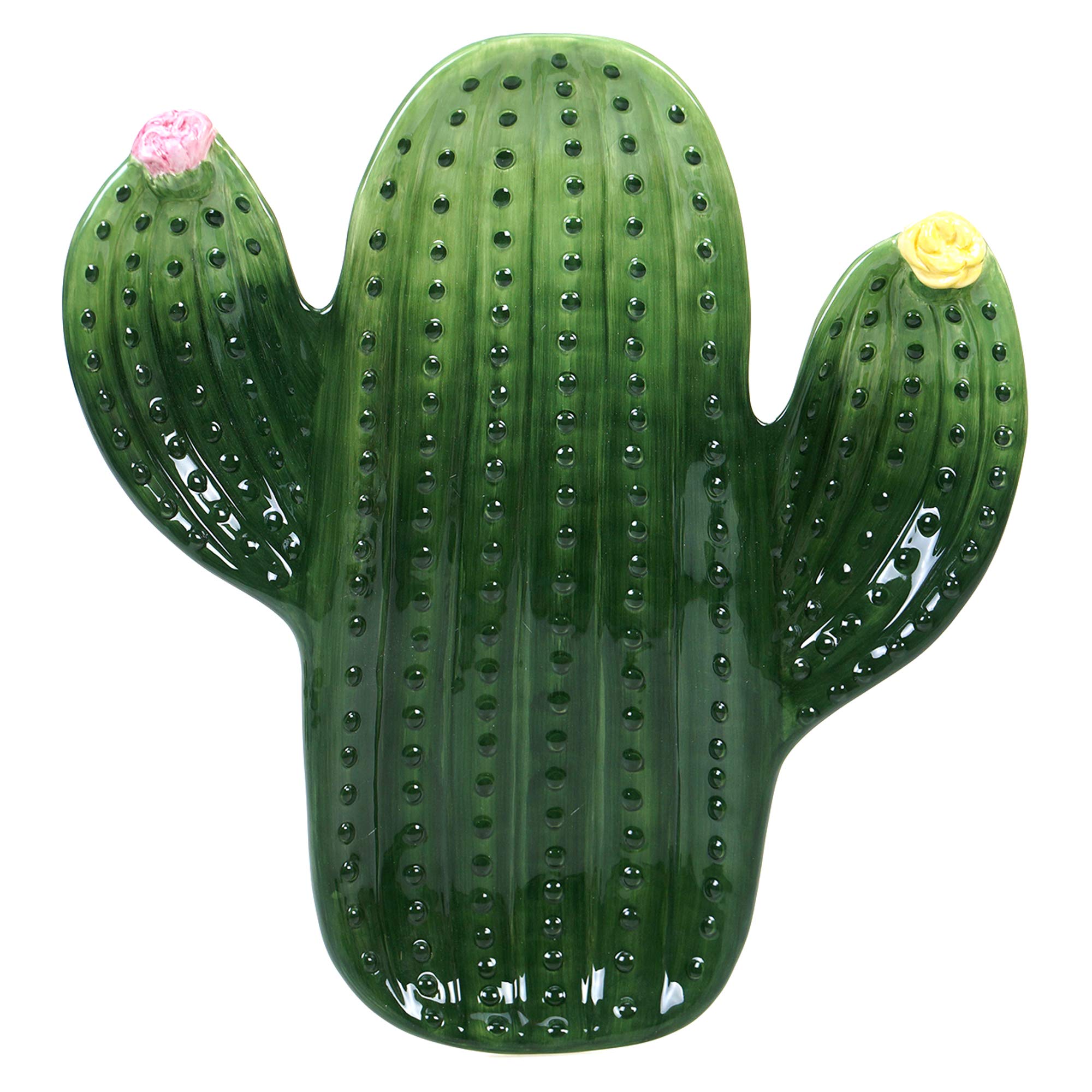 Certified International Cactus Verde 3-D Chip & Dip, 15" x 13.25",One Size, Multicolored