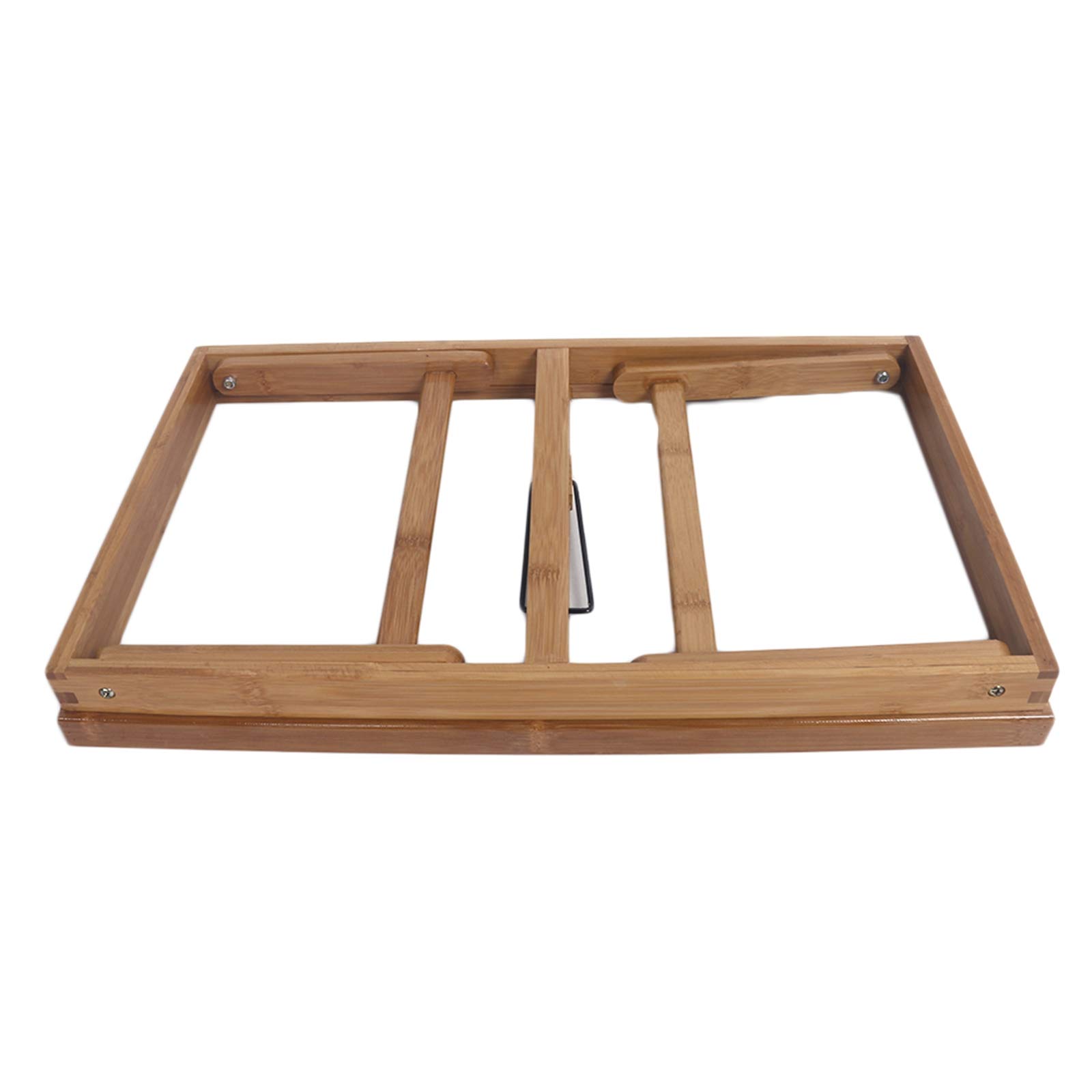 Breakfast Tray Table Bamboo Bed Breakfast Folding Tray Modern Coffee Table Tea Table Sofa End Side Rectangular Folding Table Wood Storage Serving Tray for Home Accent Living Room Bedroom