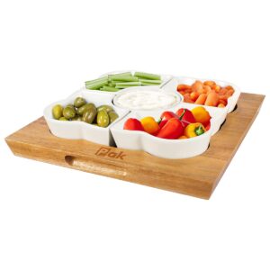 pak serving platter, serving dish, serving trays for party, veggie tray, taco bar, chip and dip serving set, wood fruit tray, serving dishes for entertaining, appetizer serving tray, vegetable tray