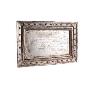 abigails vendome rectangular silver leaf tray 524809