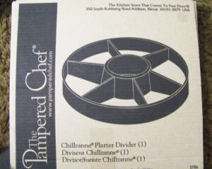 pampered chef chillzanne platter divider