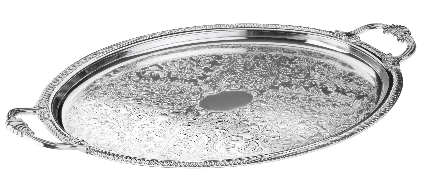 Queen Anns Serving Tray Silver Plated