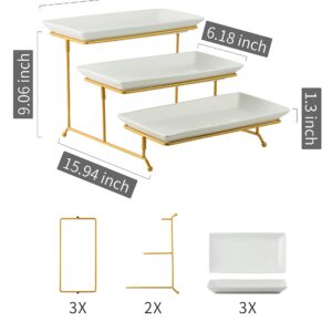 YHOSSEUN 3 Tier Serving Tray