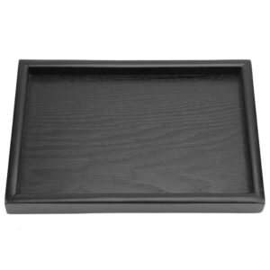 Rectangle Shape Solid Wood Decorative Serving Tray Tea Coffee Snack Food Meals Serving Tray Plate for Home Office Restaurants (30 * 24)