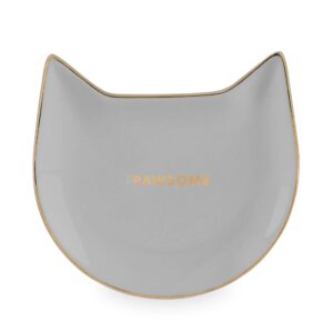 pinky up tea tray, one size, grey