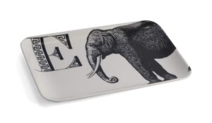 e elephant alphabet tray