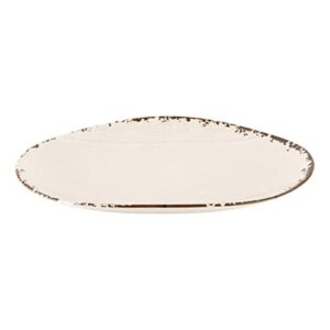 g.e.t. op-1518-tc 15" x 11" oval platter, tuscan