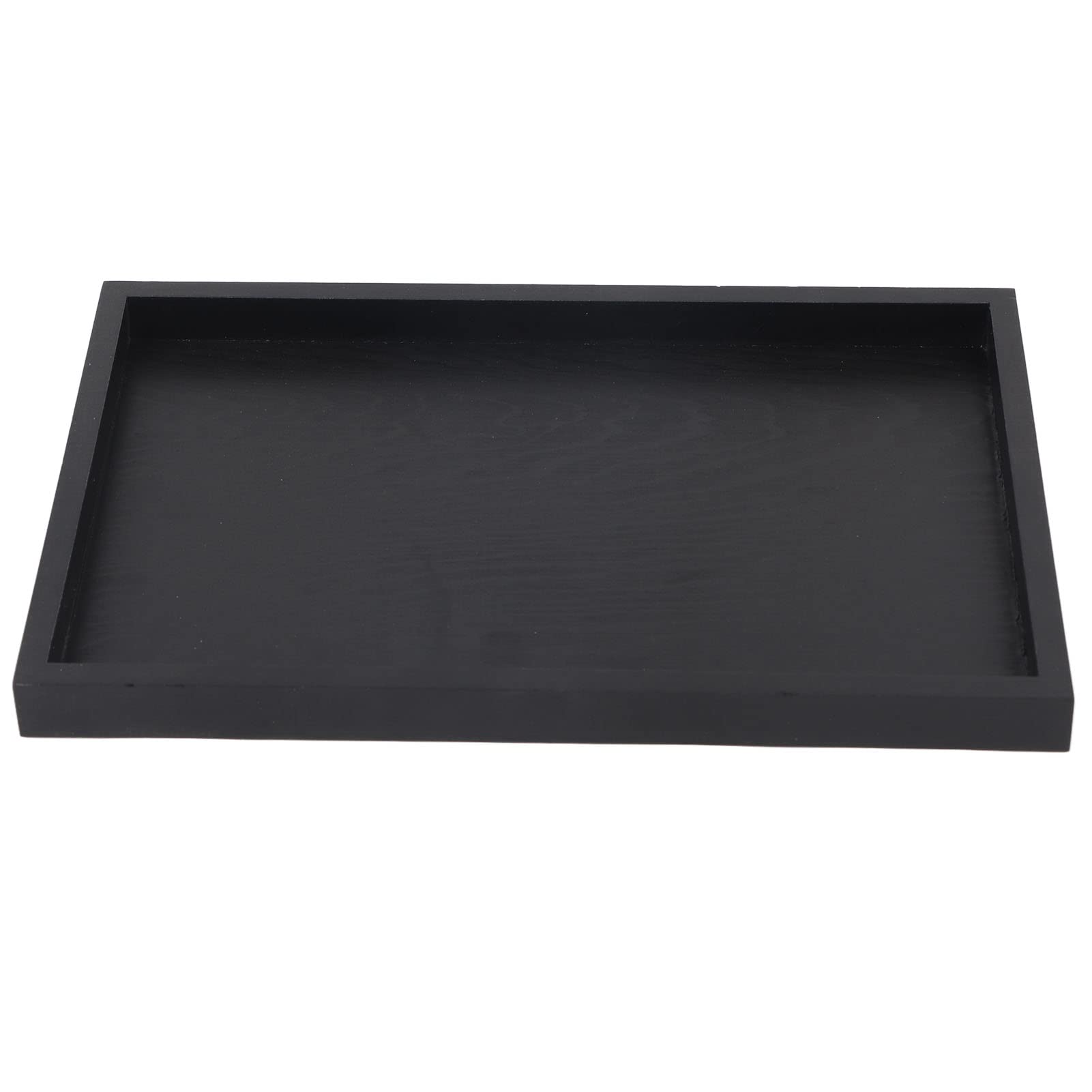 Wood Serving Tray for Food Serving with Handles, Decorative Perfume Coffee Tea Table Living Room Wooden Kitchen Trays for Eating, Food Tray For Party Breakfast Kitchen Dinner(30 * 20 * 2cm)