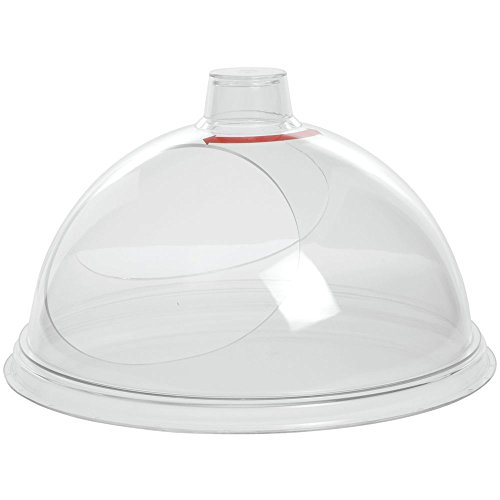 Cal-Mil 301-10 Turn N Serve Gourmet Cover, 10" D x 4.5" H, Clear