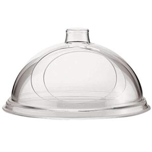 Cal-Mil 301-10 Turn N Serve Gourmet Cover, 10" D x 4.5" H, Clear